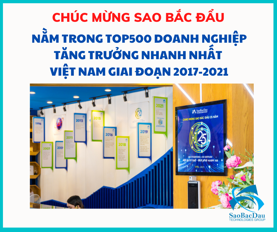 Sao Bắc Đẩu Nằm Trong Top500 Doanh Nghiệp Tăng Trưởng Nhanh Nhất Việt Nam Năm 2022 - SaoBacDau ...